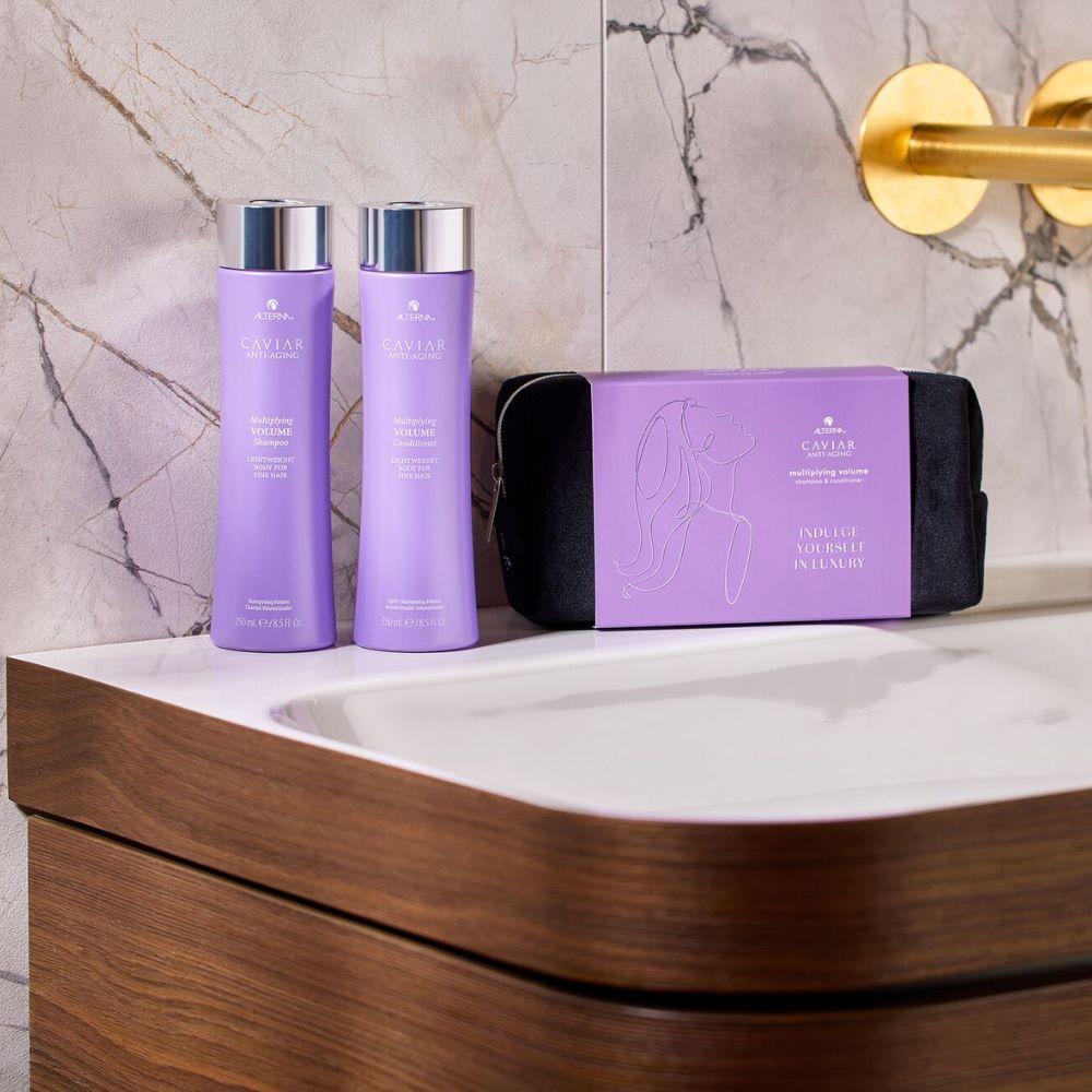 Caviar Anti Aging Multiplying Volume Shampoo & Conditioner Gift Set ...